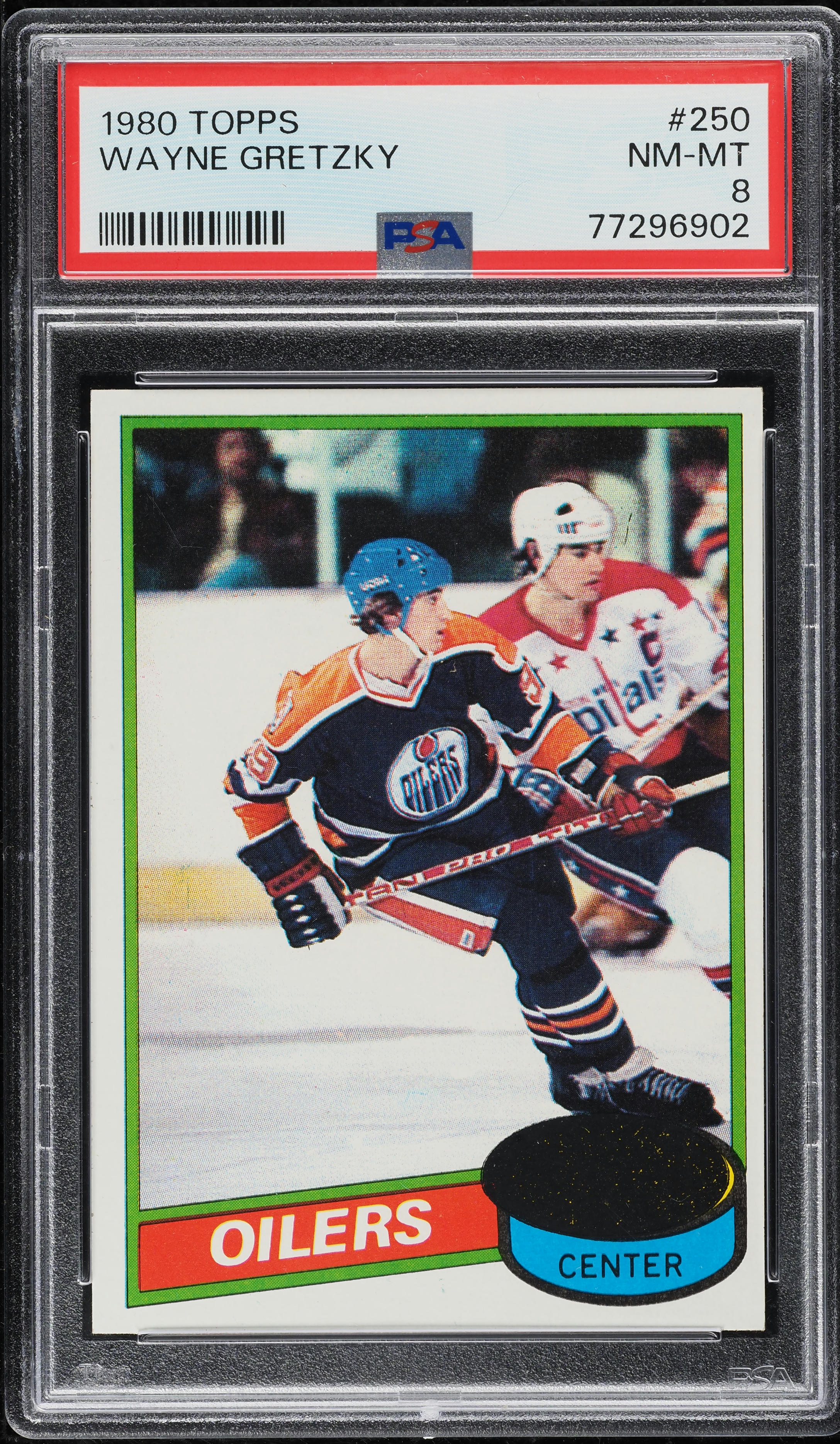 1980 Topps Hockey Wayne Gretzky #250 PSA 8 NM-MT on Fanatics Collect