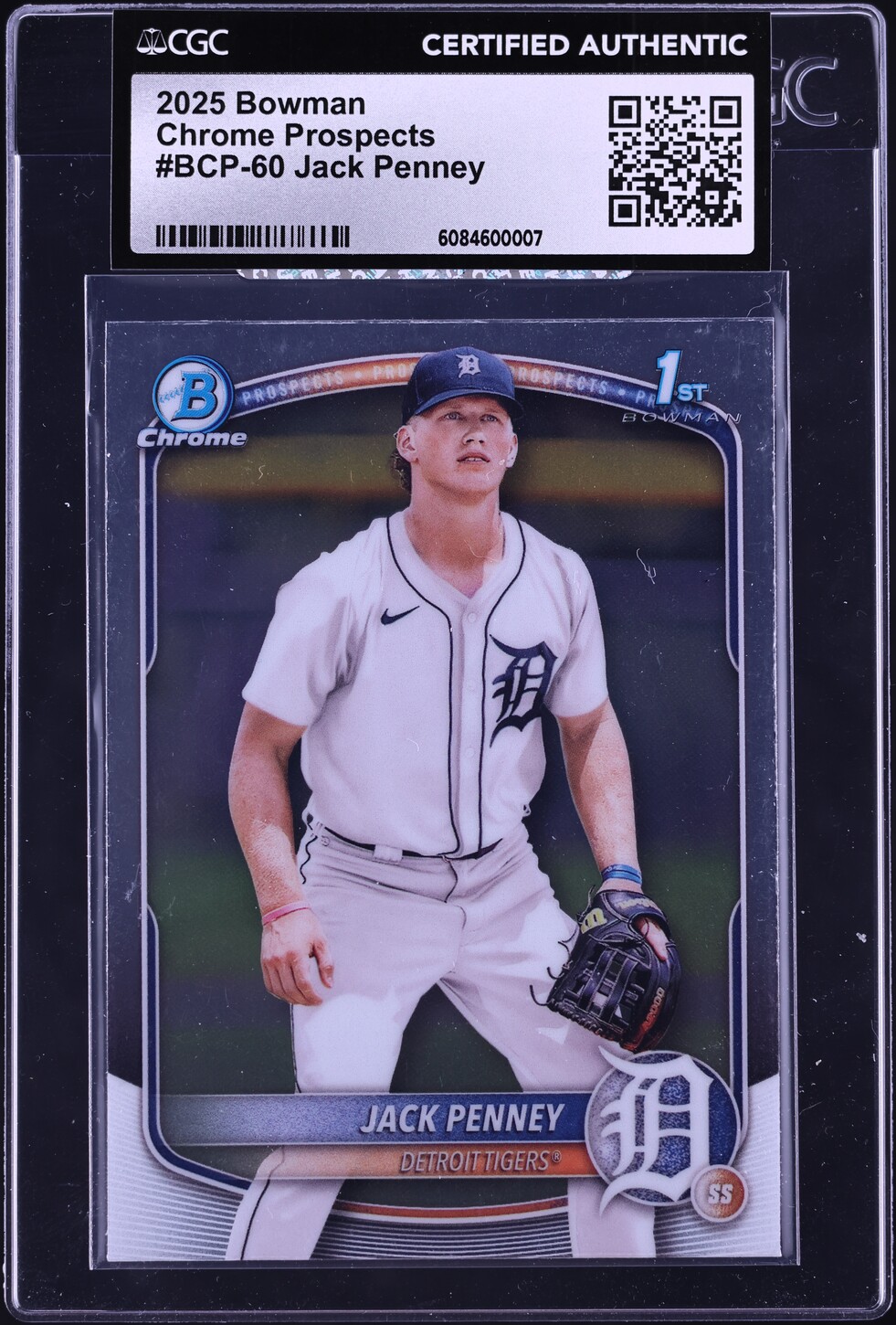 2025 Bowman Chrome Jack Penney PROSPECT #BCP-60 CGC AUTH on Fanatics ...