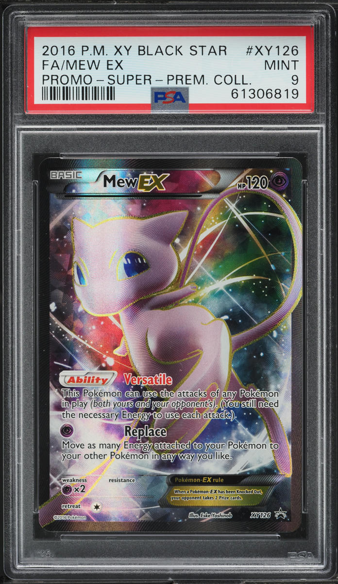 2016 Pokemon XY Super Premium Collection Promo Full Art Mew EX #XY126 ...