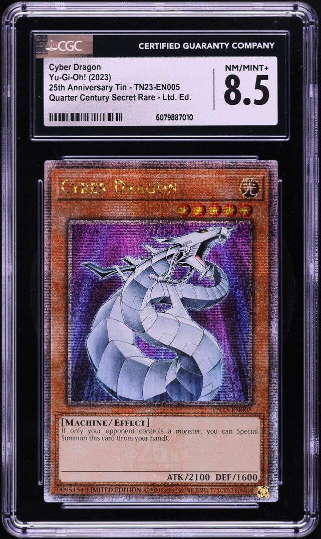 2023 Yu-Gi-Oh! 25th Anniversary TN23 Cyber Dragon #TN23-EN005 CGC 8.5 ...