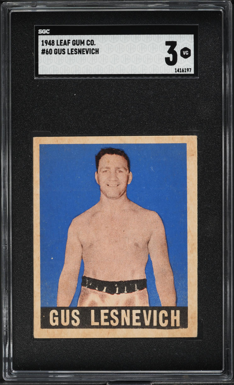 1948 Leaf Boxing Gus Lesnevich #60 SGC 3 VG on Fanatics Collect
