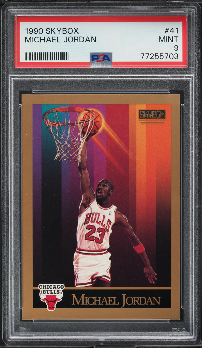 1990 Skybox Basketball Michael Jordan #41 PSA 9 MINT on Fanatics Collect