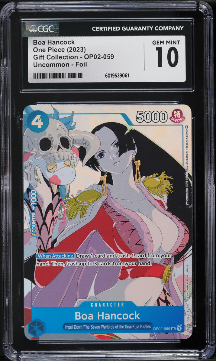 2023 One Piece Gift Collection Foil Boa Hancock #OP02-059 CGC 10 GEM MINT on Fanatics Collect
