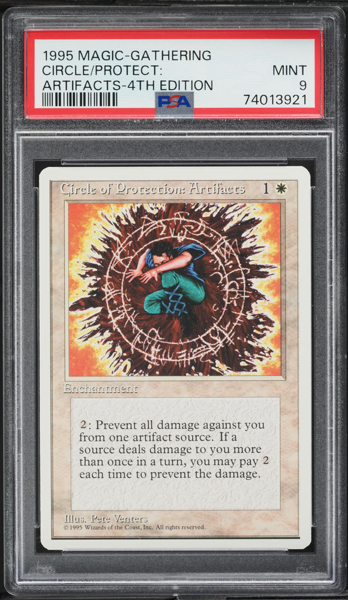 1995 Magic The Gathering MTG 4th Edition Circle Of Protection ...
