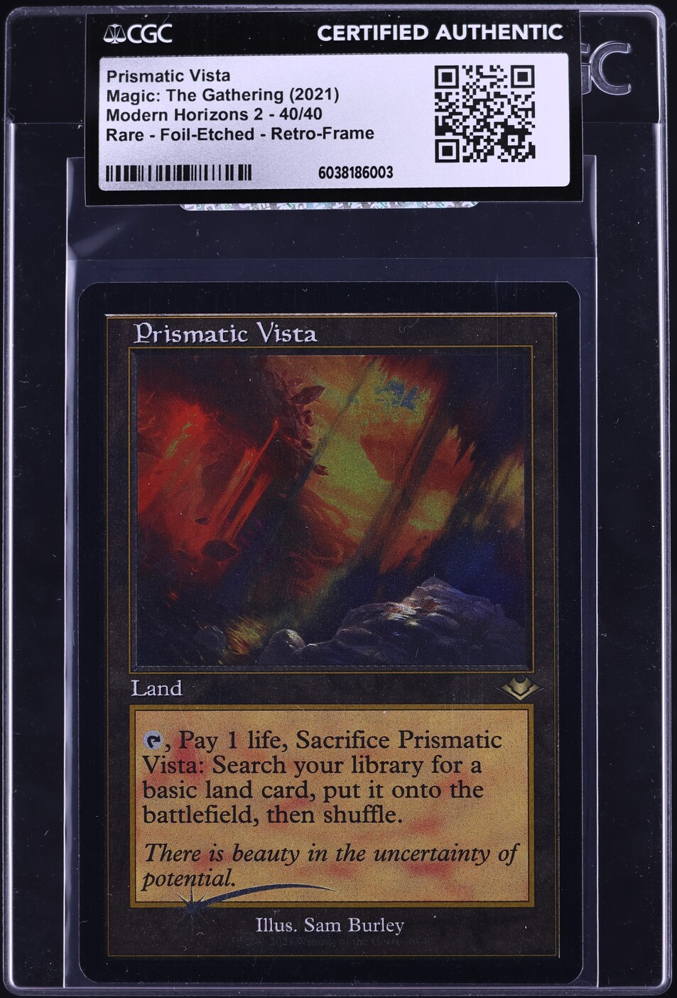 2021 Magic The Gathering MTG Modern Horizons 2 Foil Prismatic Vista #40 ...