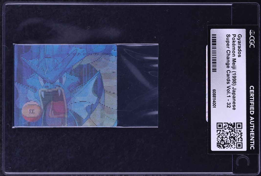 1998 Pokemon Meiji Japanese Super Change Cards Vol. 1 Gyarados #32 CGC ...