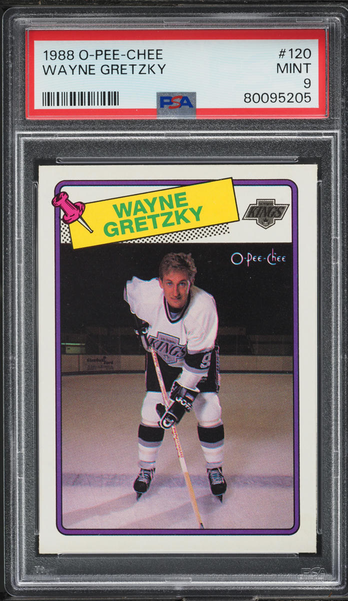 1988 O-Pee-Chee Hockey Wayne Gretzky #120 PSA 9 MINT on Fanatics Collect