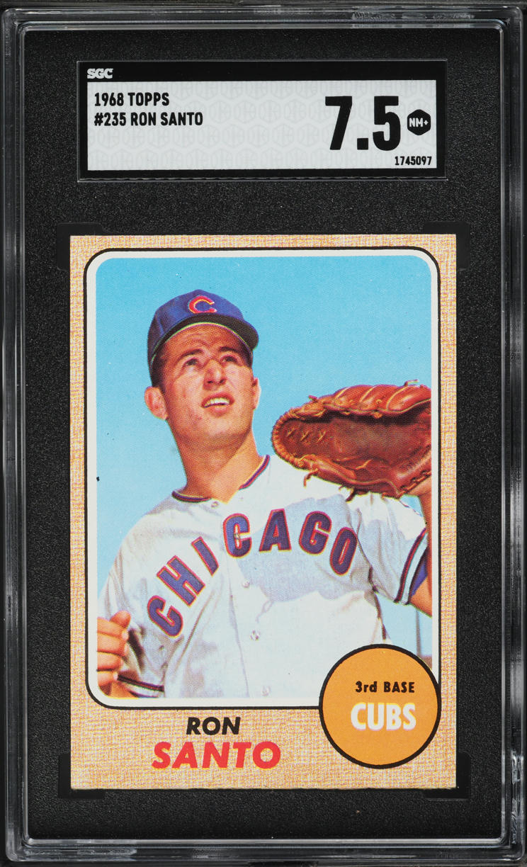 1968 Topps Ron Santo #235 SGC 7.5 NRMT+ on Fanatics Collect