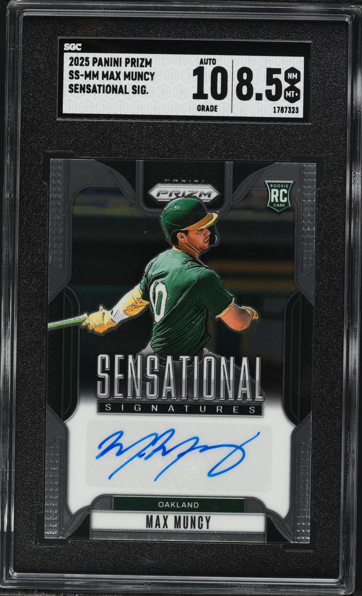 2025 Panini Prizm Sensational Signatures Max Muncy ROOKIE AUTO #SS-MM ...