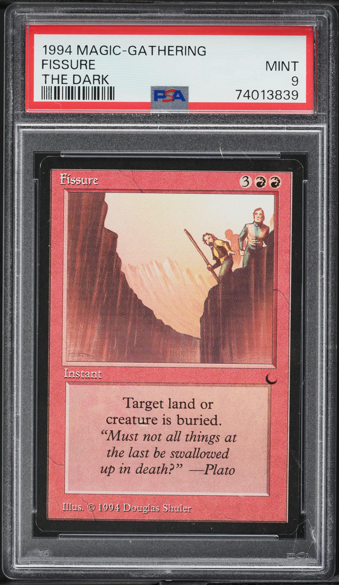 1994 Magic The Gathering MTG The Dark Fissure PSA 9 MINT on Fanatics ...