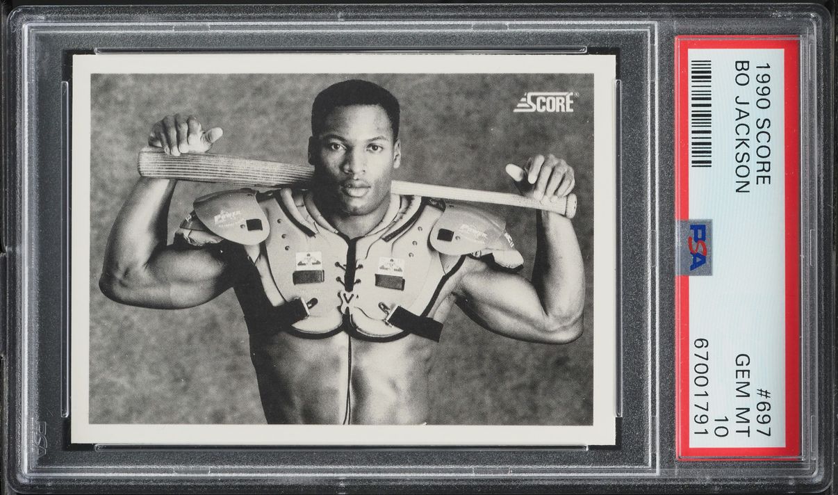 1990 Score Bo Jackson #697 PSA 10 GEM MINT on Fanatics Collect