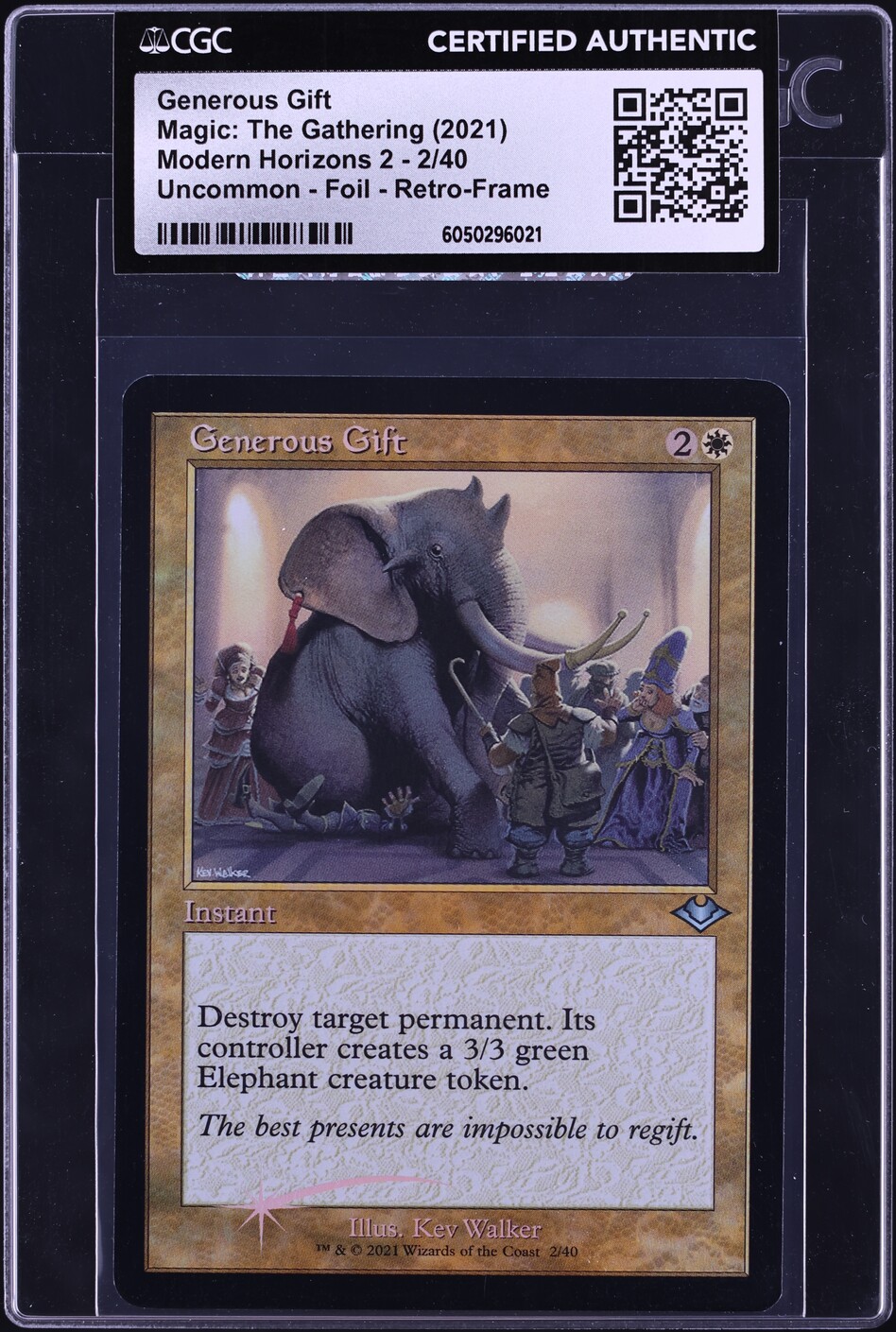 2021 Magic The Gathering MTG MH2 Foil Retro-Frame Generous Gift #2 CGC ...