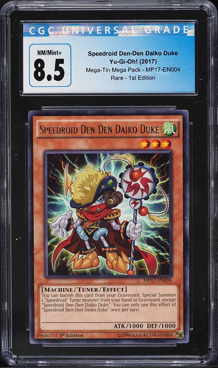 2017 Yu-Gi-Oh! Mega-Tin 1st Ed Speedroid Den-Den Daiko Duke #MP17-EN004 ...