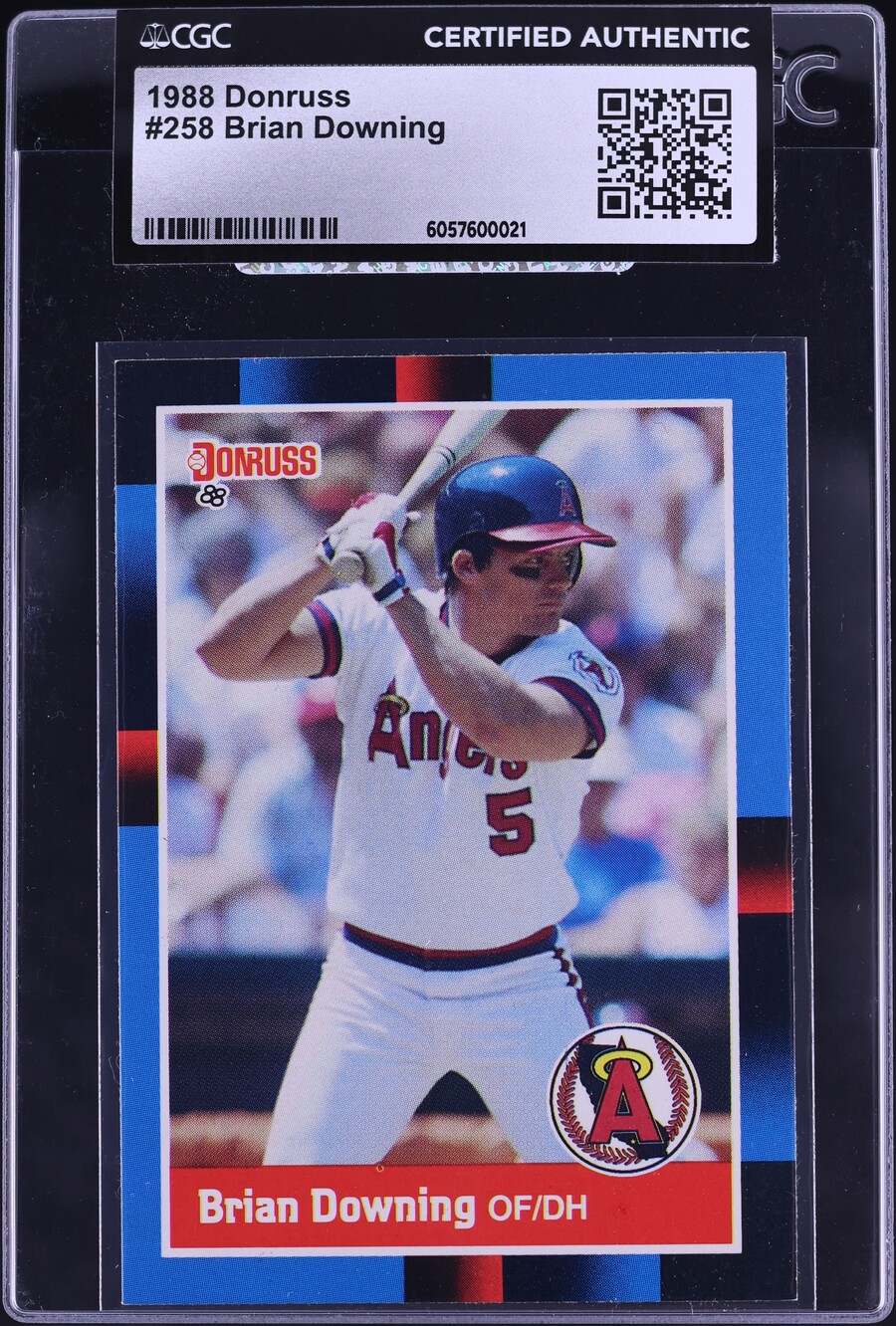 1988 Donruss Brian Downing #258 CGC AUTH on Fanatics Collect