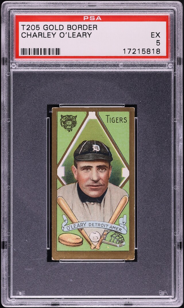 1911 T205 Gold Border Charley O'Leary PSA 5 EX on Fanatics Collect