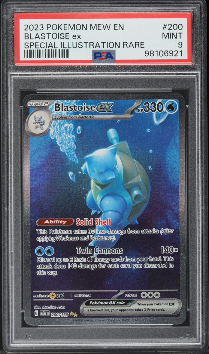 2023 Pokemon Scarlet & Violet 151 SIR Blastoise ex #200 PSA 9 MINT on ...
