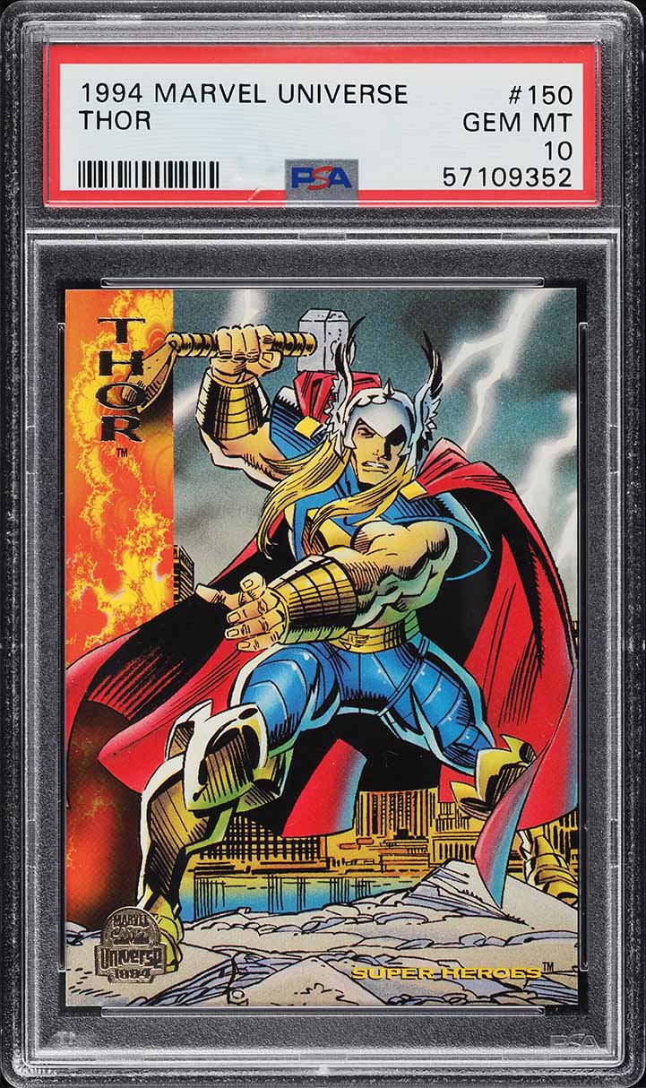 1994 Marvel Universe Thor #150 PSA 10 GEM MINT on Fanatics Collect