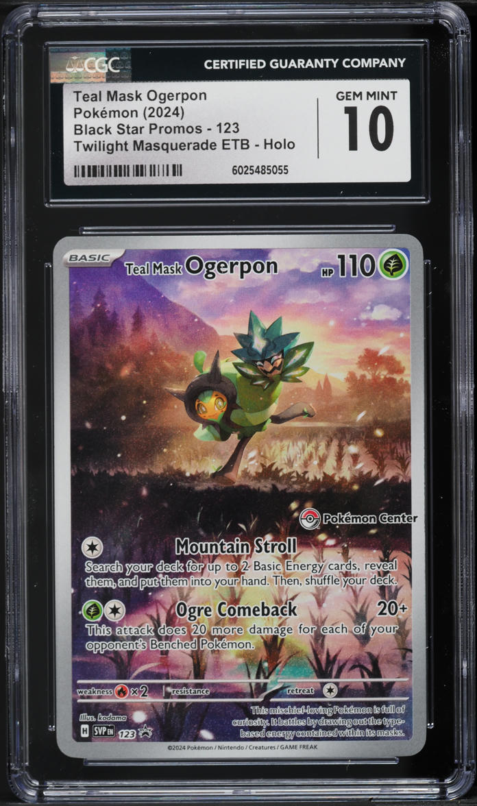2024 Pokemon SV Promo Twilight Masquerade ETB Teal Mask Ogerpon #123 ...