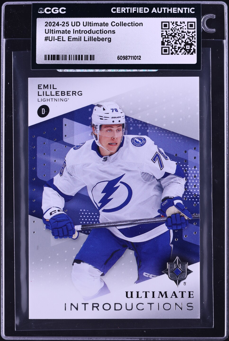 2024 Ultimate Collection Ultimate Introductions Emil Lilleberg ROOKIE # ...