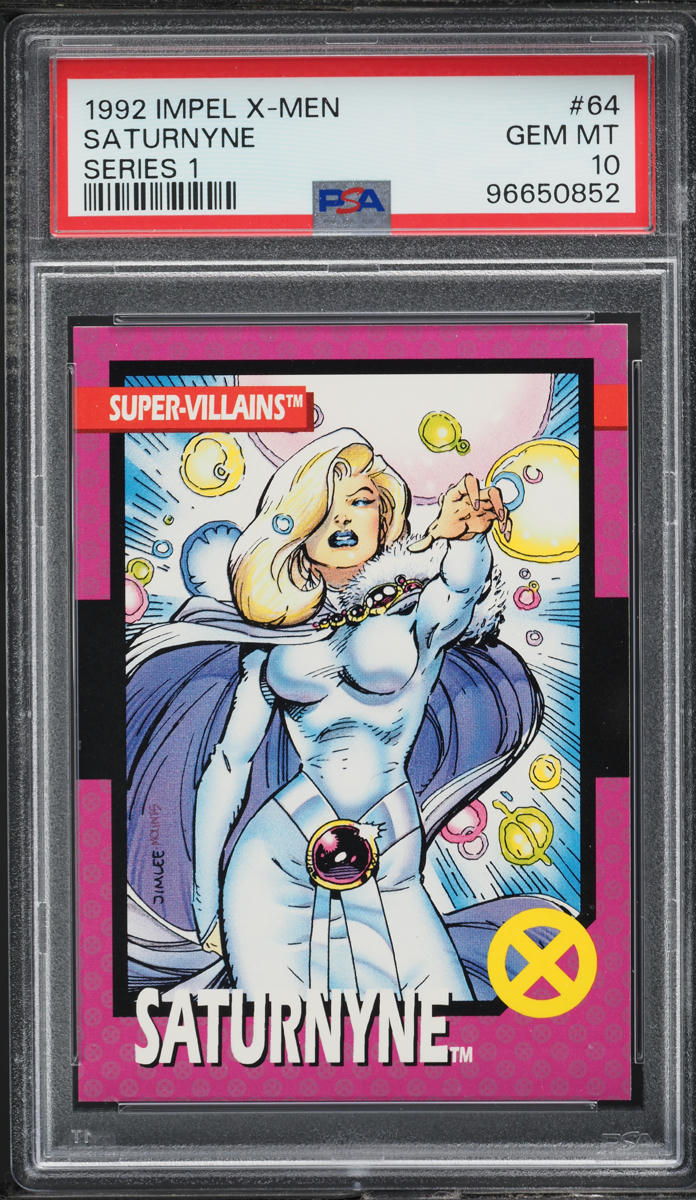 1992 Impel X-Men Series 1 Saturnyne #64 PSA 10 GEM MINT on Fanatics Collect