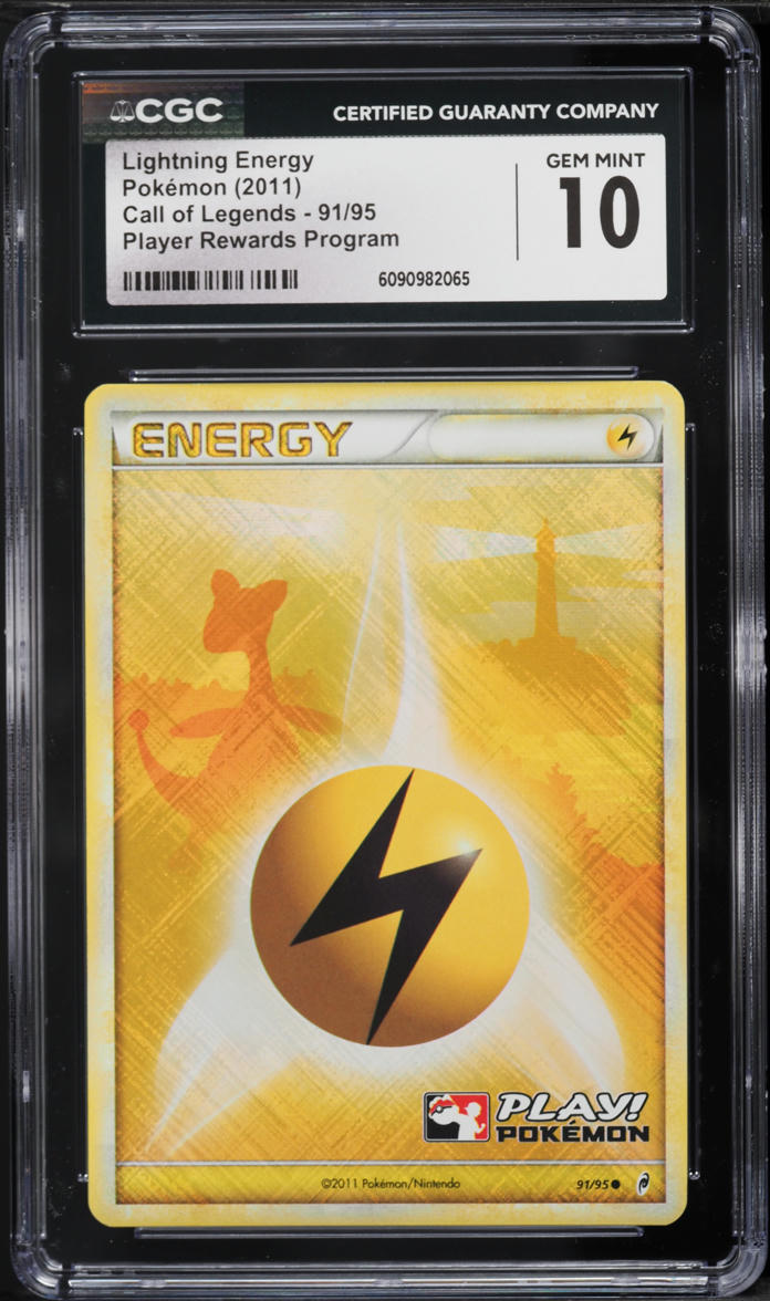 2011 Pokemon Call Of Legends Player Rewards Program Lightning Energy ...