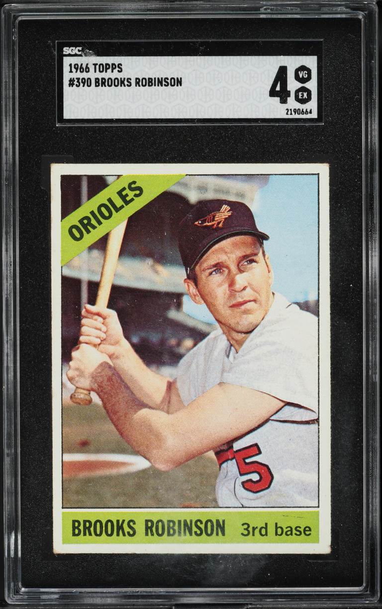 1966 Topps Brooks Robinson #390 SGC 4 VGEX on Fanatics Collect