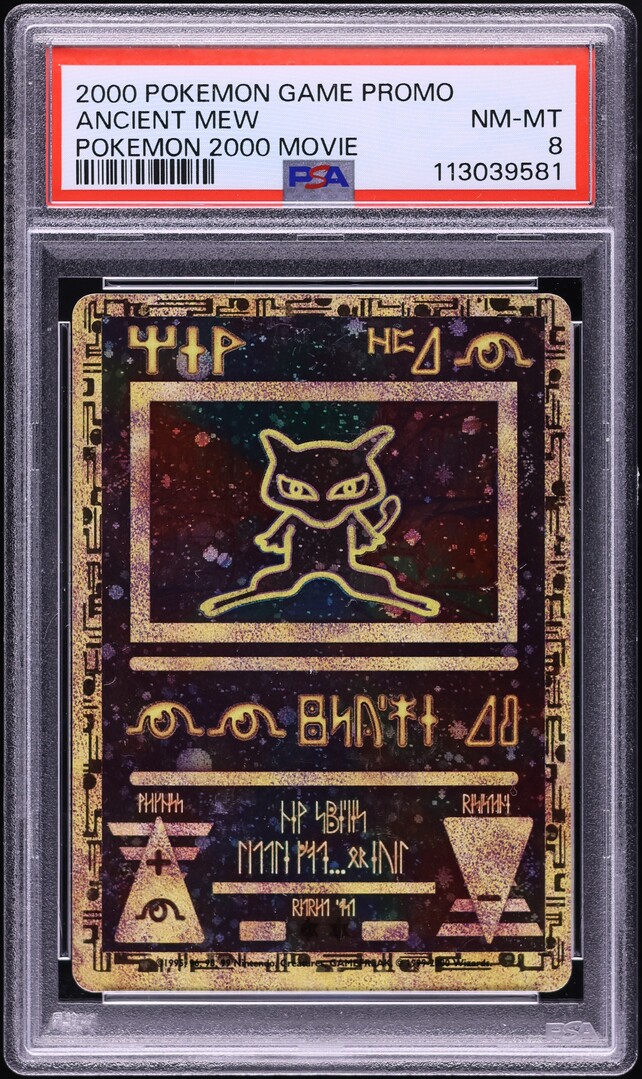 2000 Pokemon Movie Promo Ancient Mew PSA 8 NM-MT on Fanatics Collect