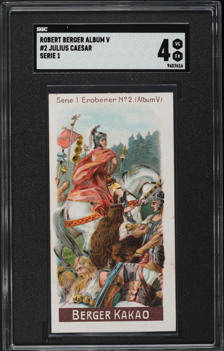 1900s Robert Berger Album V Serie 1 Julius Caesar #2 SGC 4 VGEX on ...