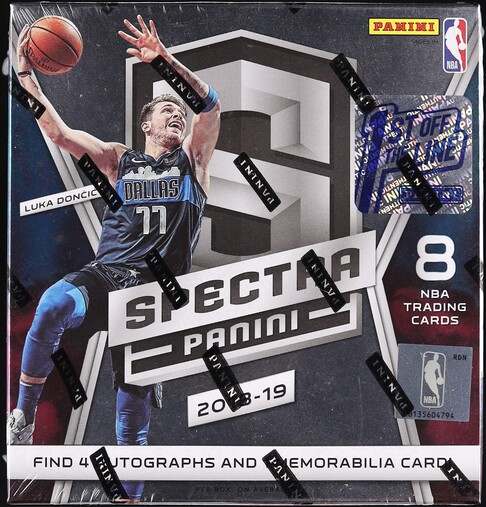 2018 Panini Spectra Basketball FOTL Sealed Hobby Box, Luka Doncic ...