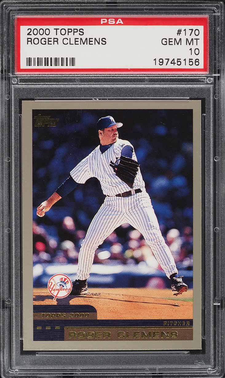 2000 Topps Roger Clemens #170 PSA 10 GEM MINT on Fanatics Collect