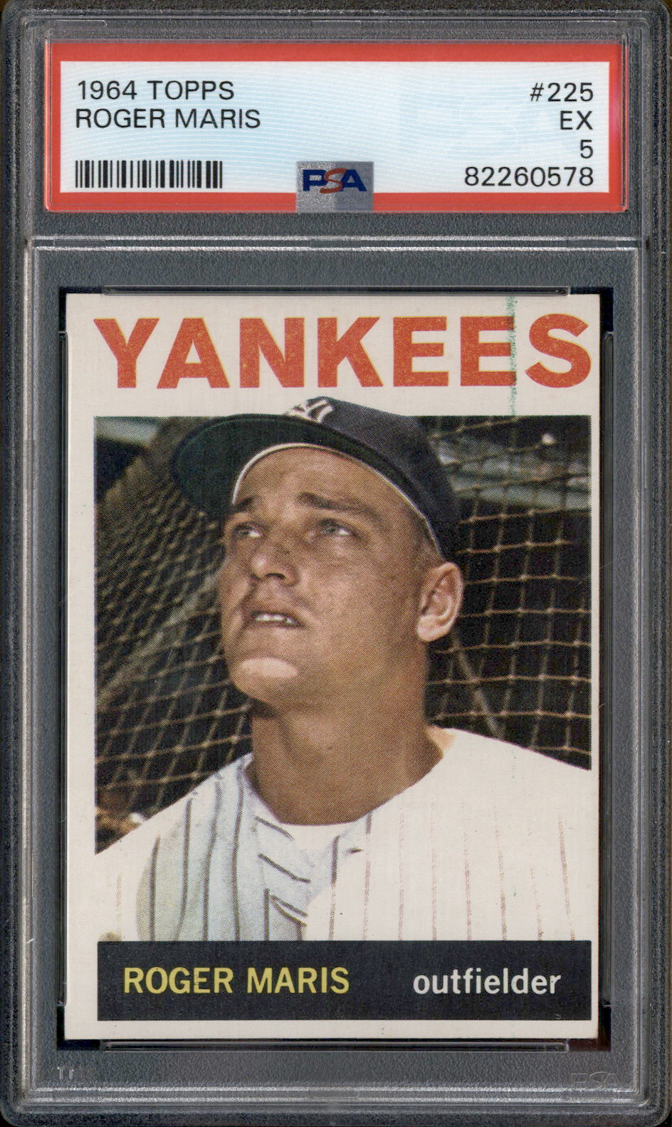 1964 Topps #225 Roger Maris PSA 5 on Fanatics Collect