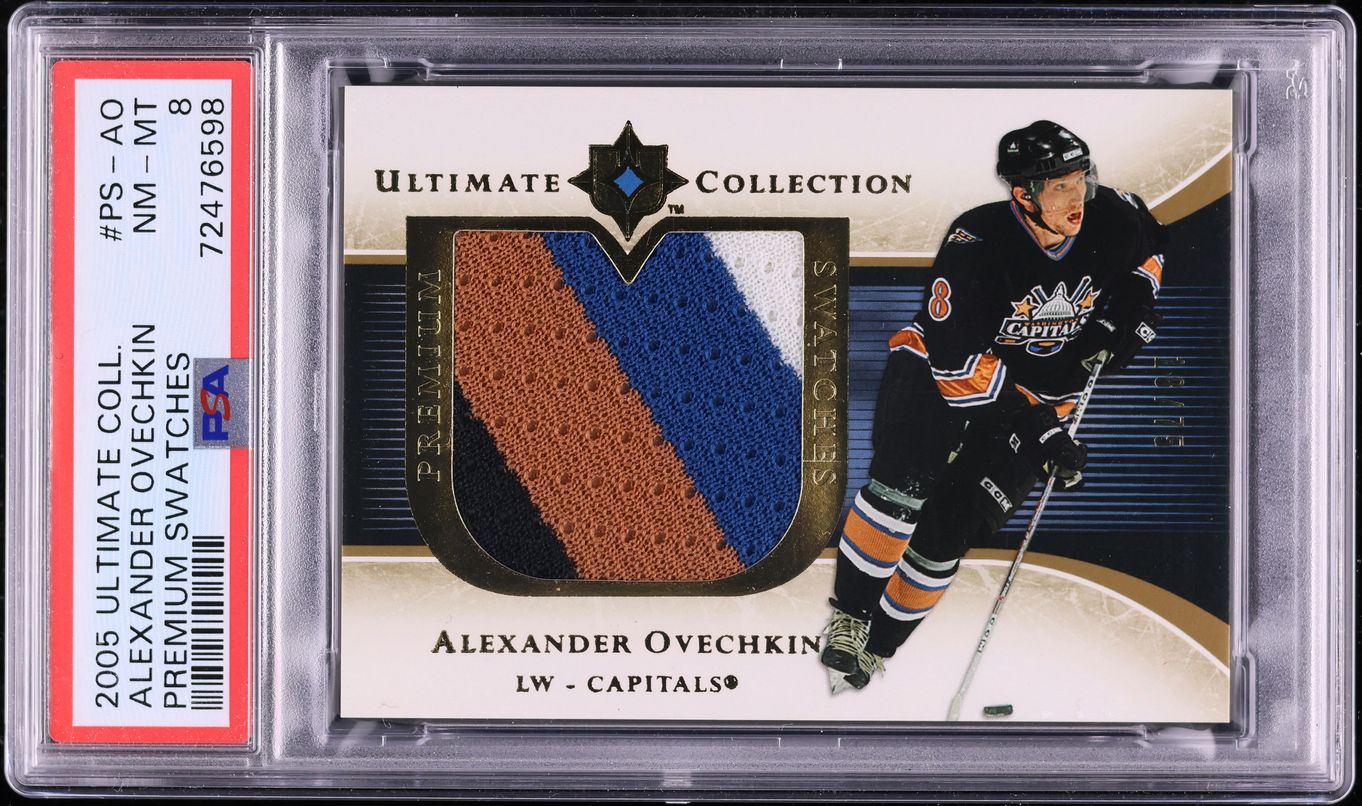 2005 Ultimate Collection Premium Alexander Ovechkin PATCH /75 #PS-AO ...