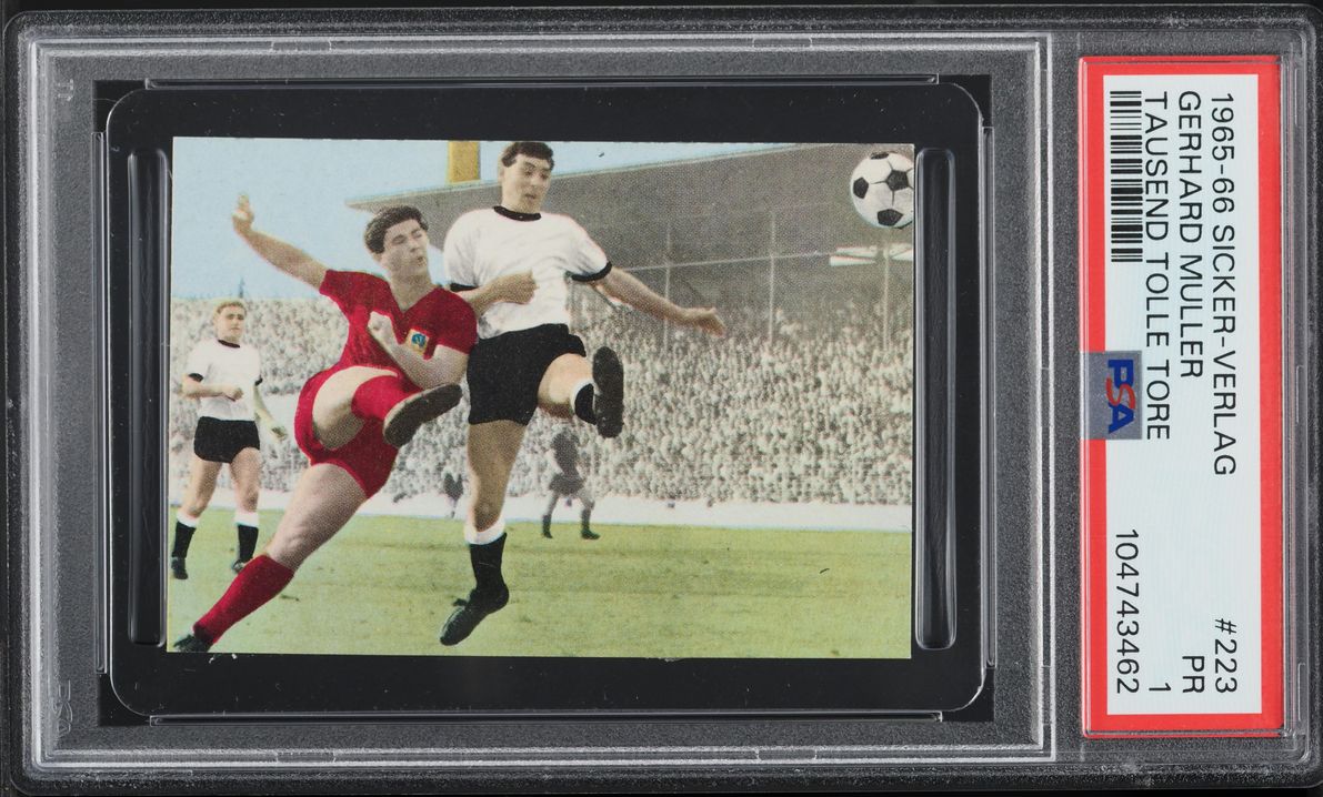 1965 Sicker-Verlag Tausend Tolle Tore Gerhard Gerd Muller ROOKIE #223 ...