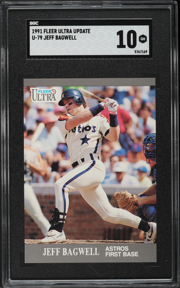 1991 Ultra Update Jeff Bagwell ROOKIE #U-79 SGC 10 GEM MINT on Fanatics ...
