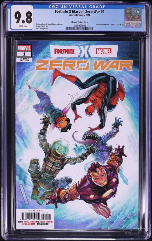 Fortnite X Marvel: Zero War #1 (Marvel, 2022) CGC 9.8 White Pages on ...