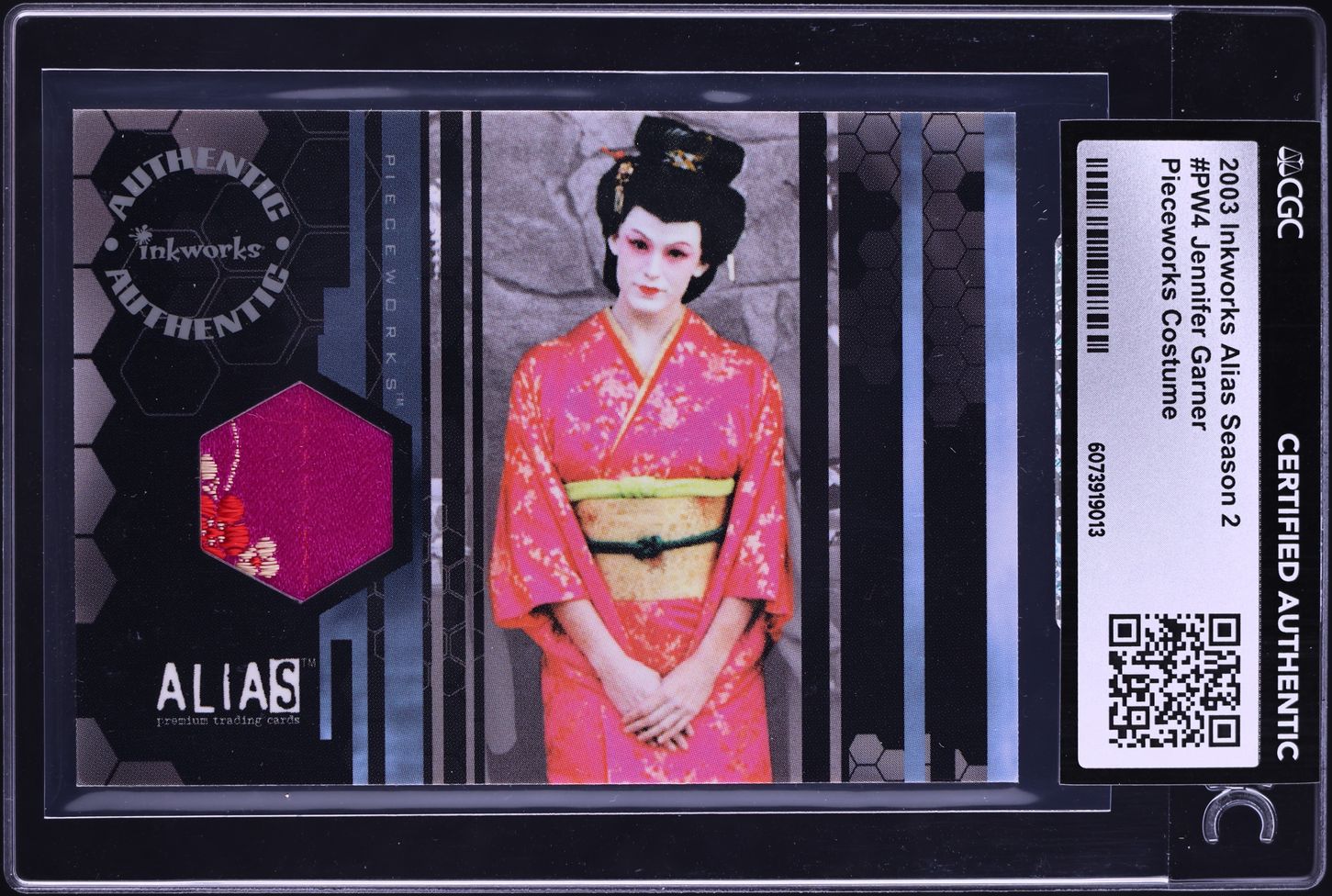 2003 Inkworks Alias Season 2 Pieceworks Costume Jennifer Garner PATCH ...