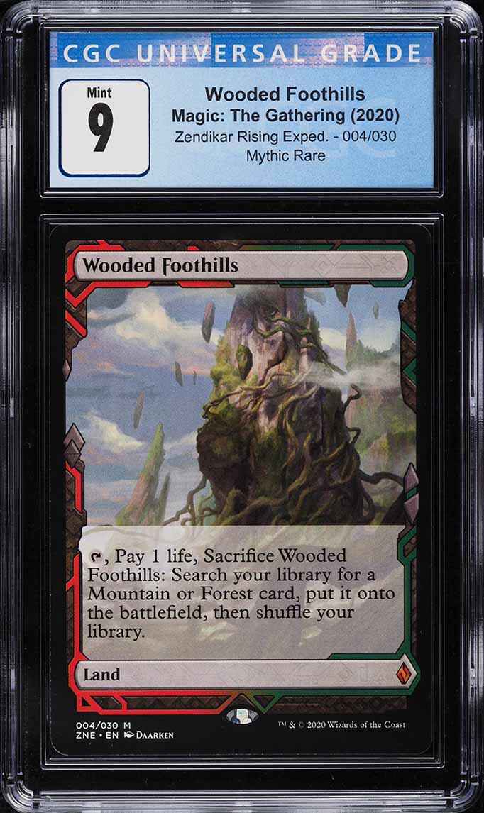 2020 Magic The Gathering MTG Zendikar Rising Exped. Wooded Foothills #4 ...