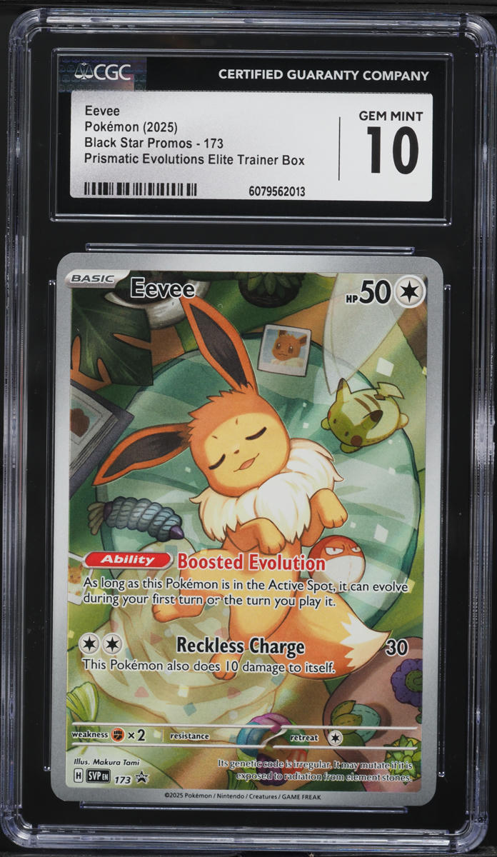 2025 Pokemon Scarlet & Violet Prismatic Evolutions ETB Full Art Eevee ...