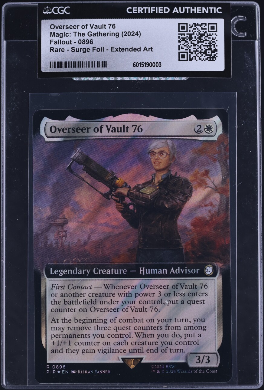2024 Magic The Gathering MTG Fallout Extended Art Overseer Of Vault 76 ...