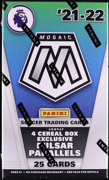 2021 Panini Mosaic Soccer Sealed Cereal Box on Fanatics Collect