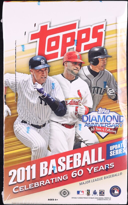 2011 Topps Update Diamond Anniversary Baseball Sealed Hobby Box on ...