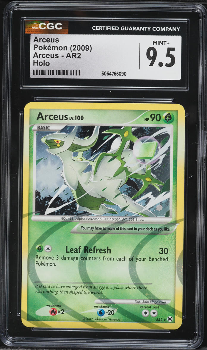 2009 Pokemon Platinum Holo Arceus #AR2 CGC 9.5 MINT+ on Fanatics Collect