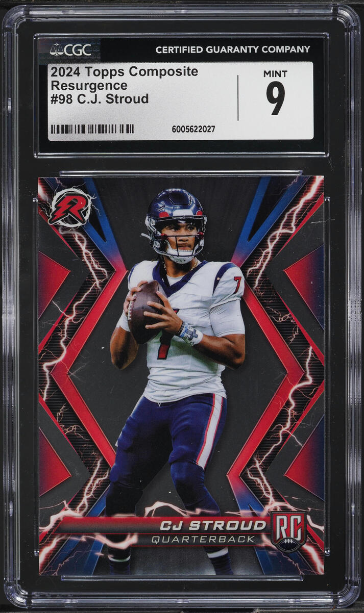 2024 Topps Composite Resurgence C.J. Stroud ROOKIE #98 CGC 9 MINT on ...