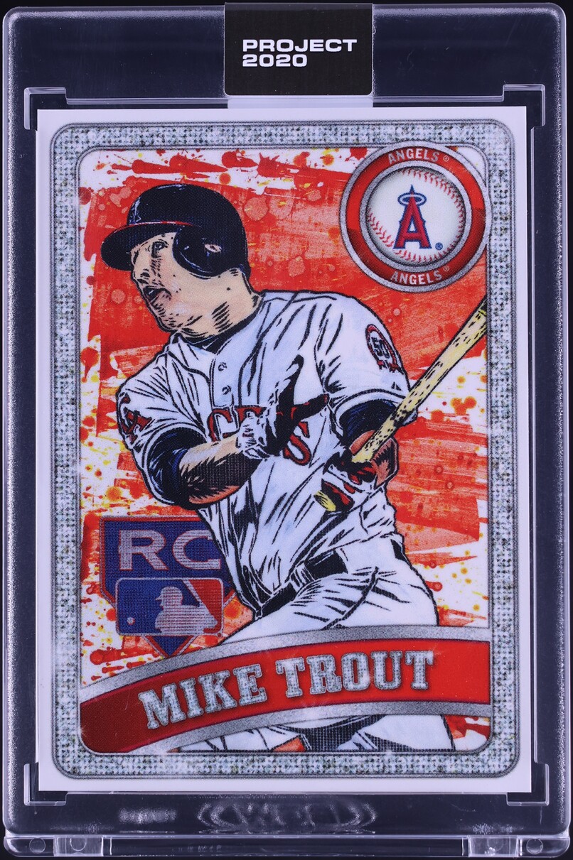 2020 Topps Project 2020 By Blake Jamieson Mike Trout #100 on Fanatics ...