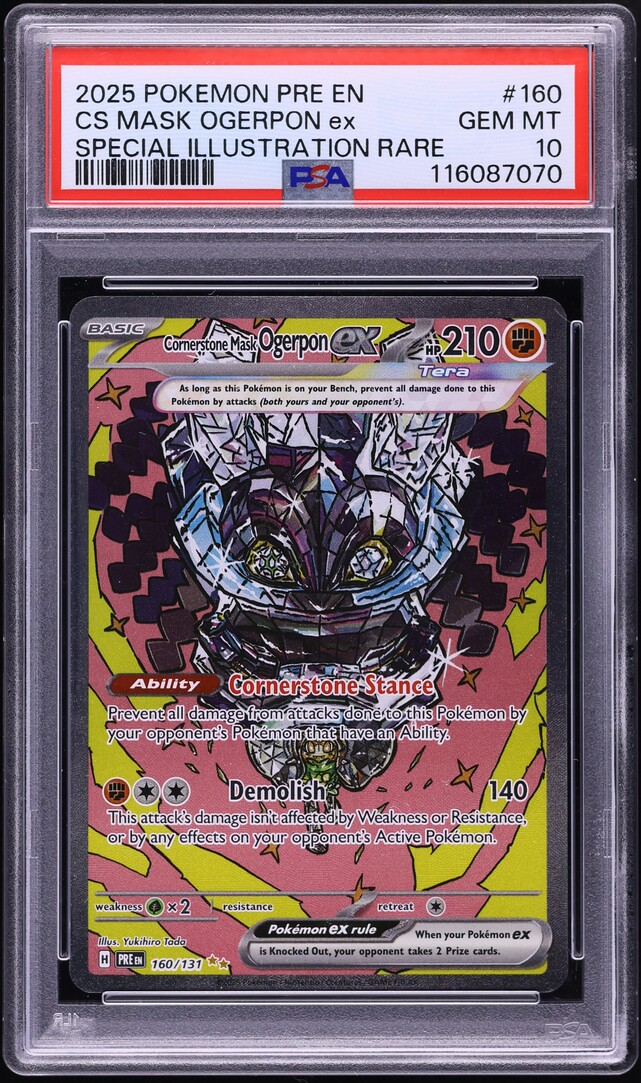 2025 Pokemon SV Prismatic Evolutions SIR Cornerstone Mask Ogerpon ex ...