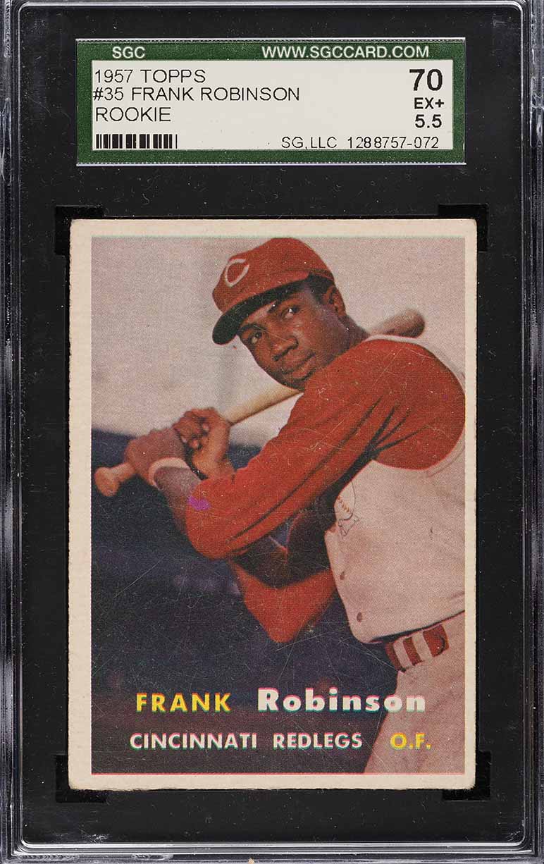 1957 Topps Frank Robinson ROOKIE #35 SGC 5.5 EX+ on Fanatics Collect