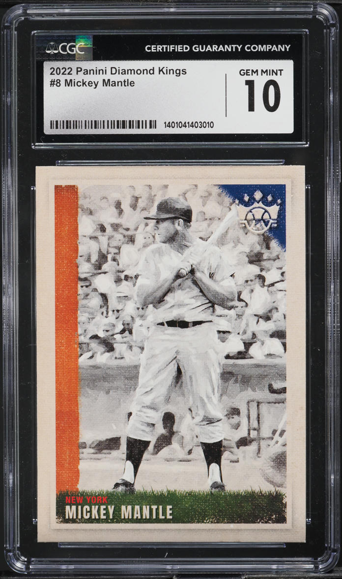 2022 Panini Diamond Kings Mickey Mantle #8 CGC 10 GEM MINT on Fanatics ...