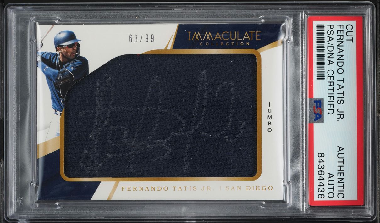 Fernando Tatis Jr. Signed Autographed Cut AUTO PSA/DNA AUTH on Fanatics ...