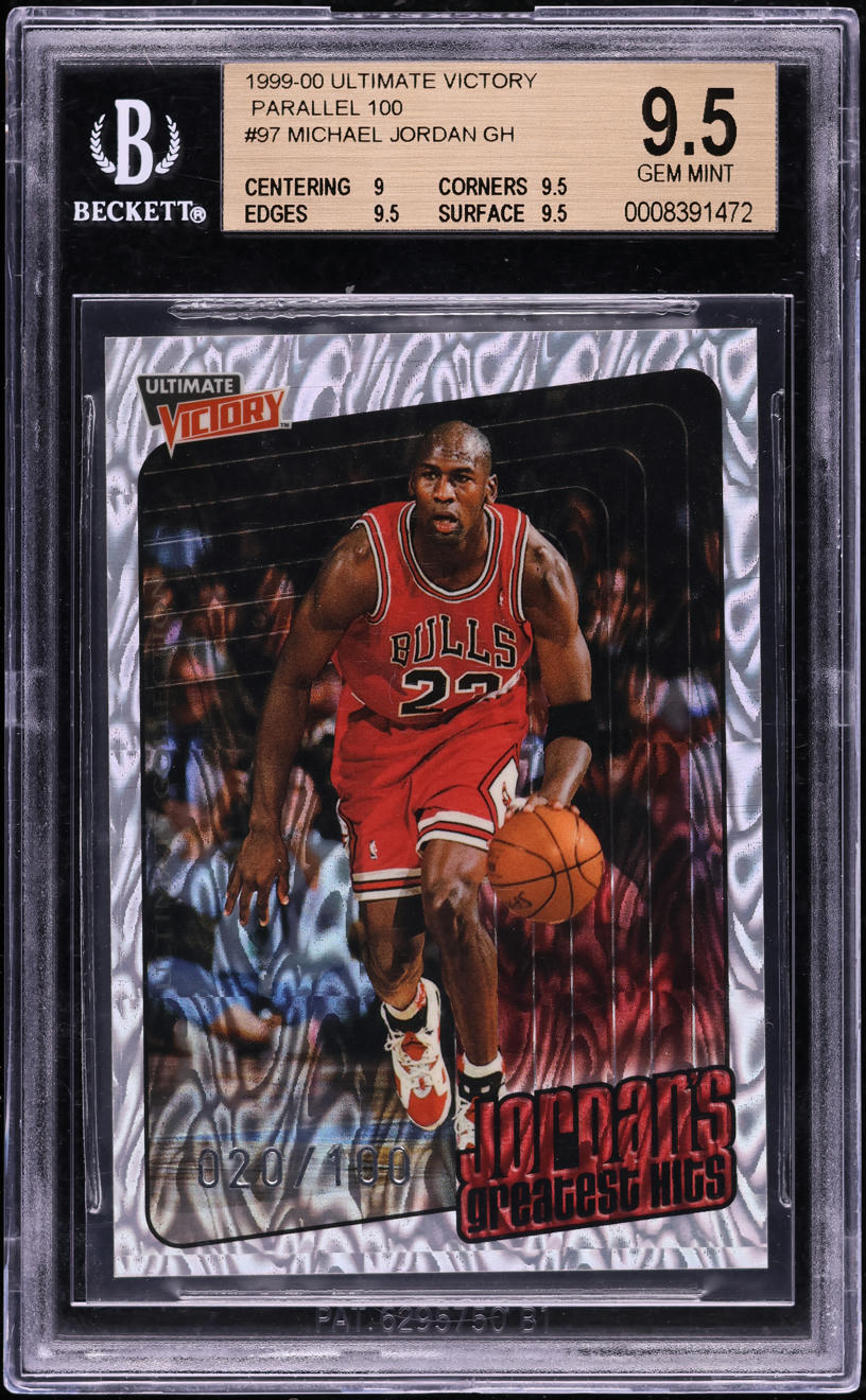 1999 Ultimate Victory Parallel Greatest Hits Michael Jordan /100 #97 ...