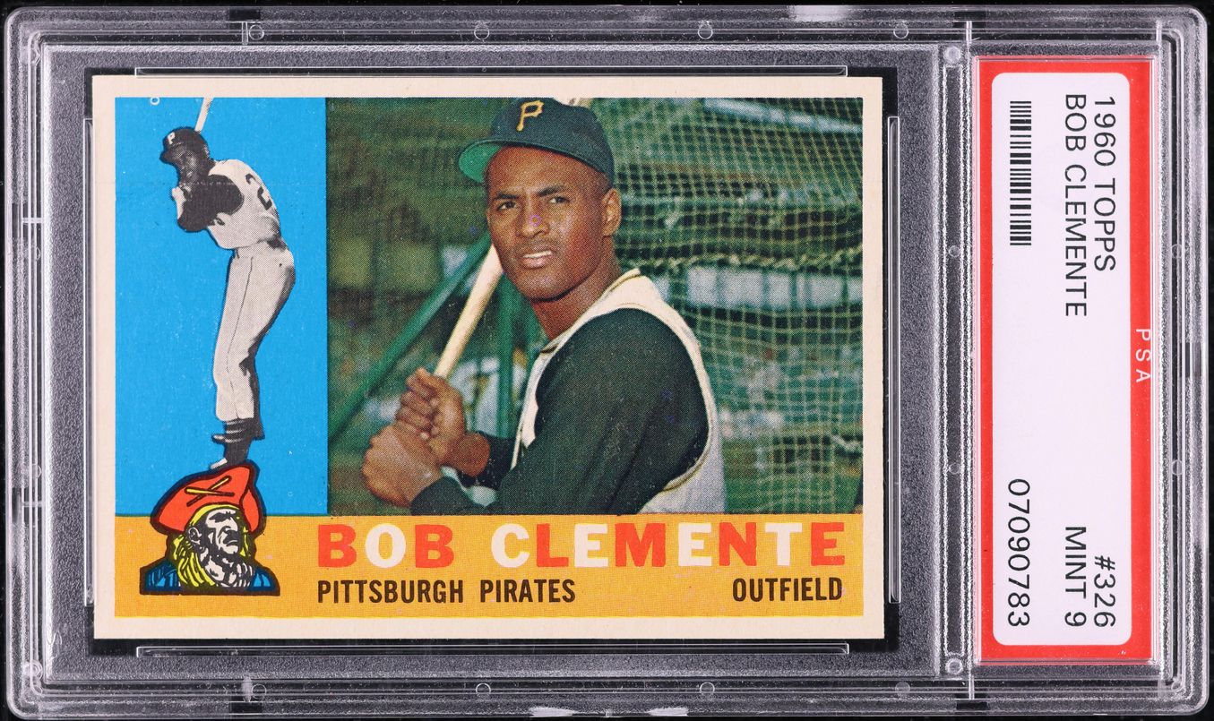 1960 Topps Roberto Clemente #326 PSA 9 MINT on Fanatics Collect